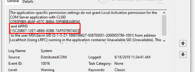 Windows 10のDistributedCOM エラー 10016 を解決策2つ - Rene.E Laboratory